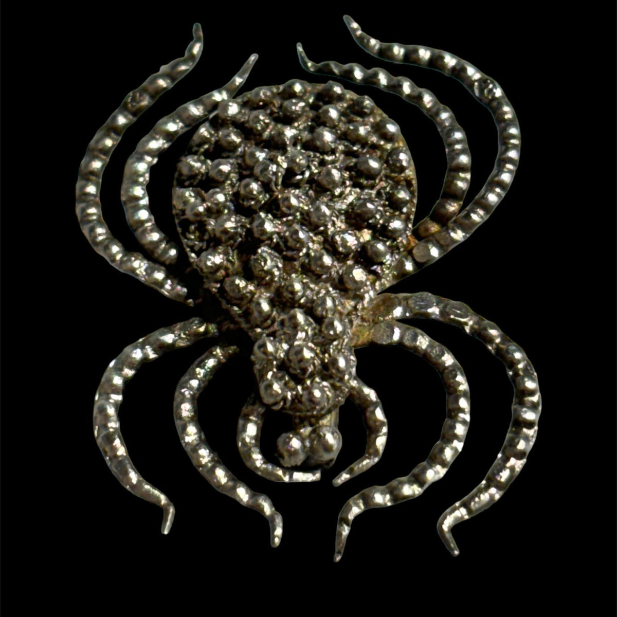 Antique Victorian Sterling Silver Spider Brooch – Rebekah Brooks Jewelry