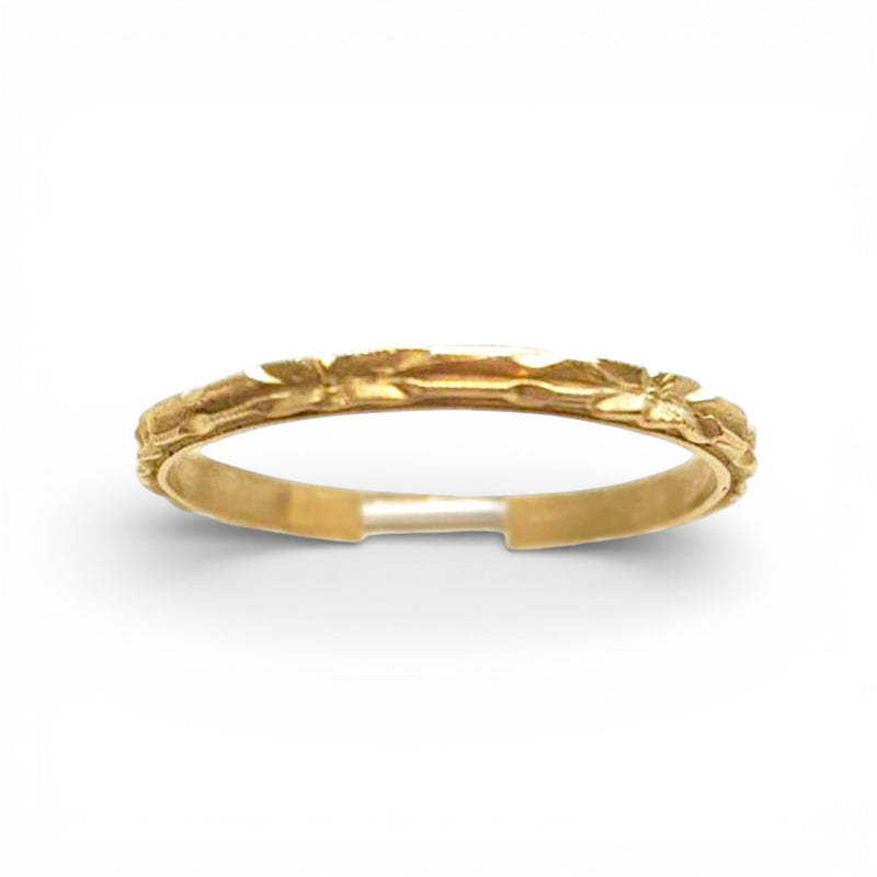 The Art Deco Chisel Ring
